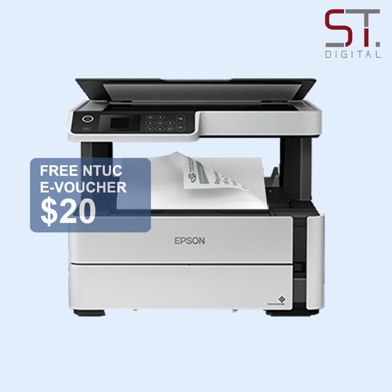 Epson EcoTank Monochrome M2140 All-in-One Ink Tank Inkjet Printer ...