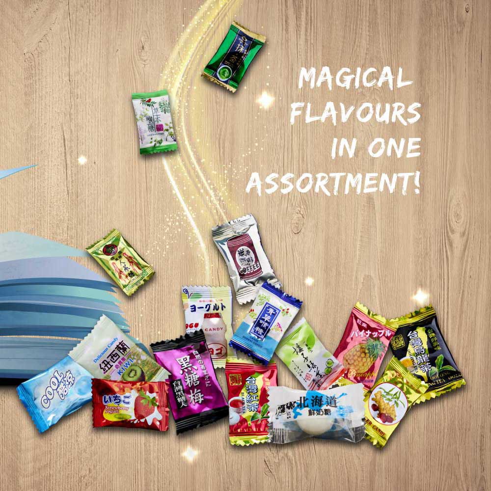 Edibee Assorted Candy-Taiwanese (140g) Sweet Candy Snack Food Taiwan ...