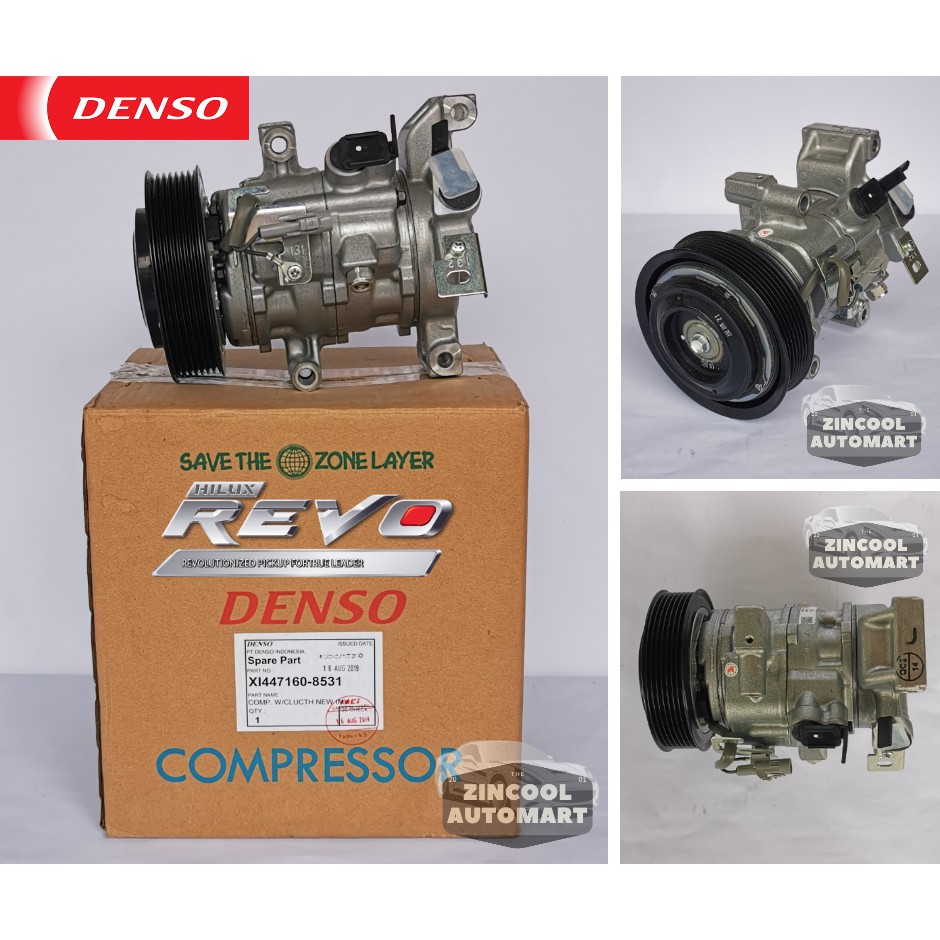 Toyota Hilux Revo GUN125 16' Air Cond Compressor 10SRE11C 7PK % DENSO Parts | Shopee Singapore