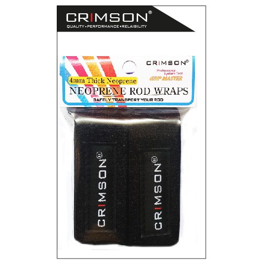 CRIMSON FISHING NEOPRENE ROD WRAPS 4mm for Fishing Jigging, Casting ...