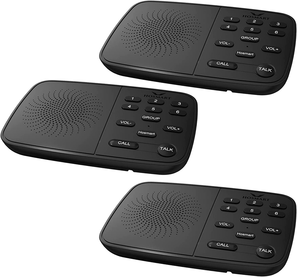 Hosmart Home Wireless Intercom, 1/2 Mile Wireless Intercom System for ... Hosmart Home Wireless Intercom, 1/2 Mile Wireless Intercom System for ...