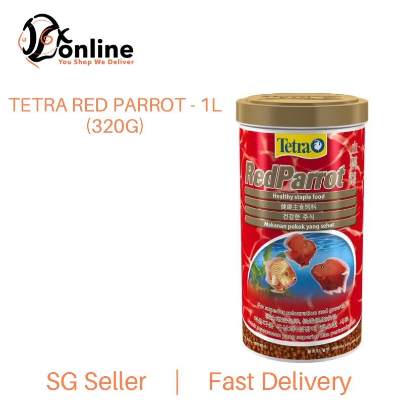TETRA Red Parrot - 1L (320g) | Shopee Singapore