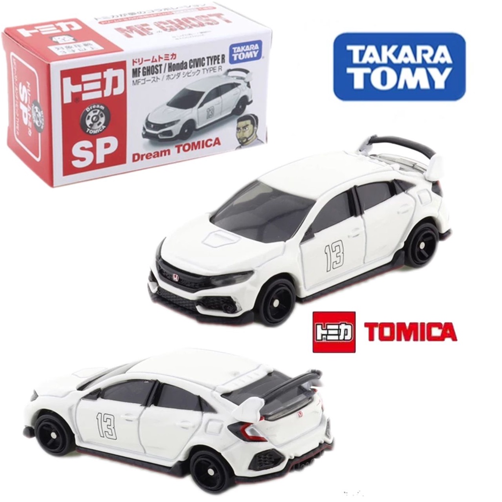 Scale:1/64 MF Ghost /Honda Civic TYPE R Tomica Premium Takara Tomy Die ...