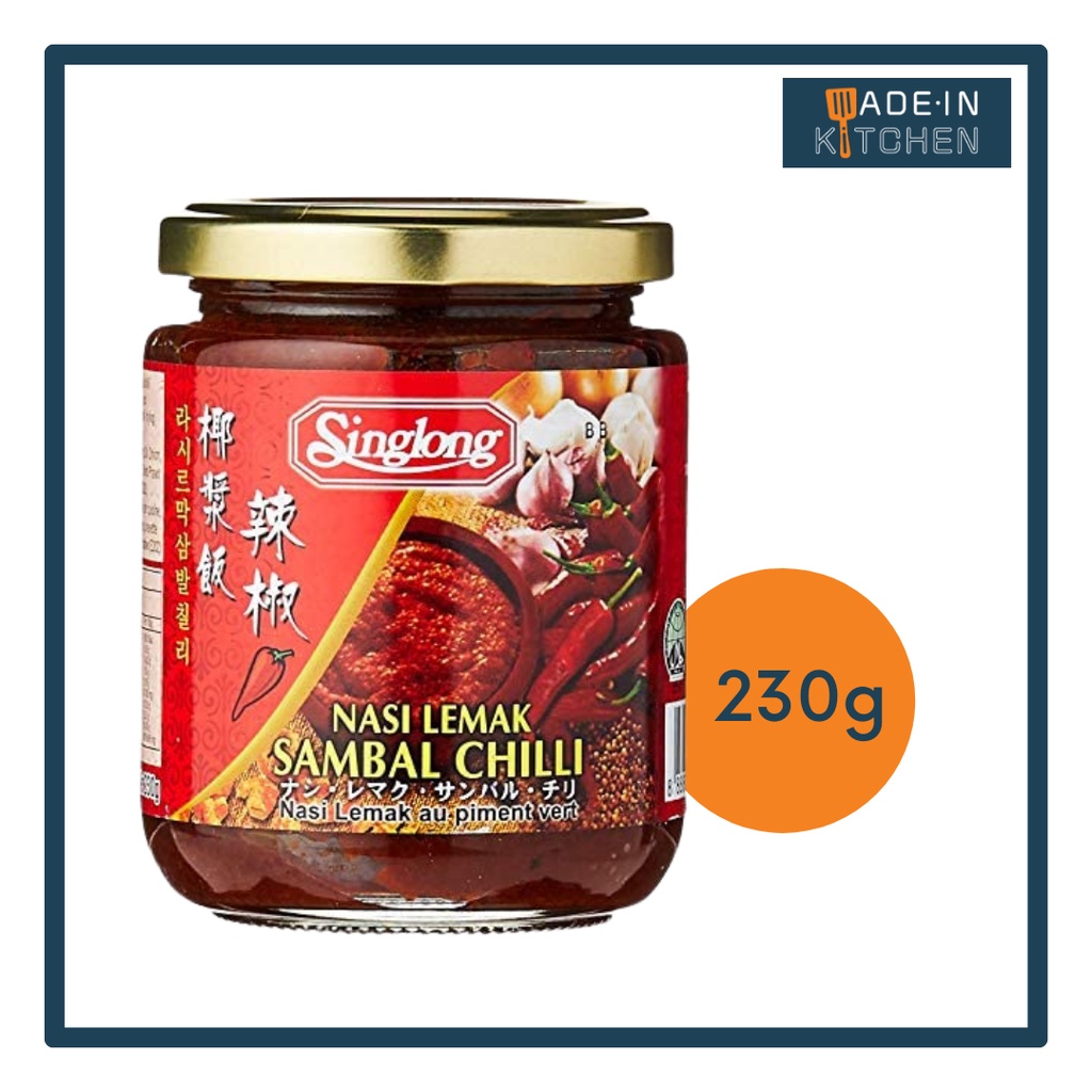 Singlong Nasi Lemak Sambal Chili 230g ( 01003 ) | Shopee Singapore