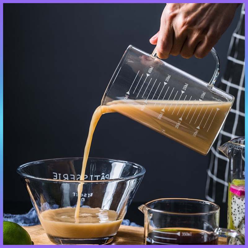 【SG Local Stock】Heat-Resistant Measuring Cup Glass Beaker Borosilicate ...