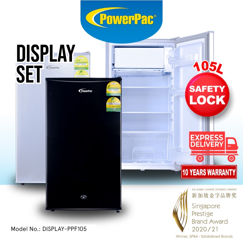 PowerPac DISPLAY SET Fridge 105L (DISPLAY-PPF105) | Shopee Singapore