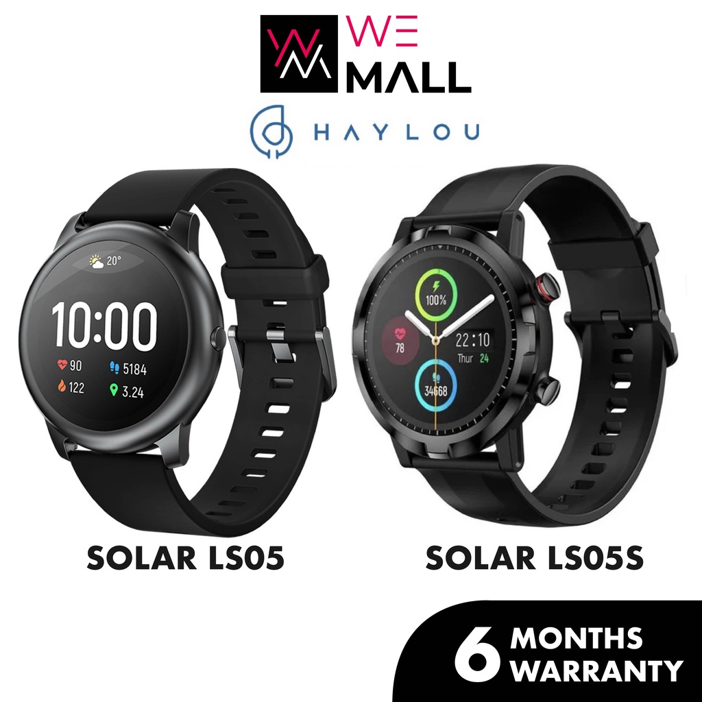 [English Version] Haylou Solar LS05 Smart Watch Color Touch Screen 24h ...