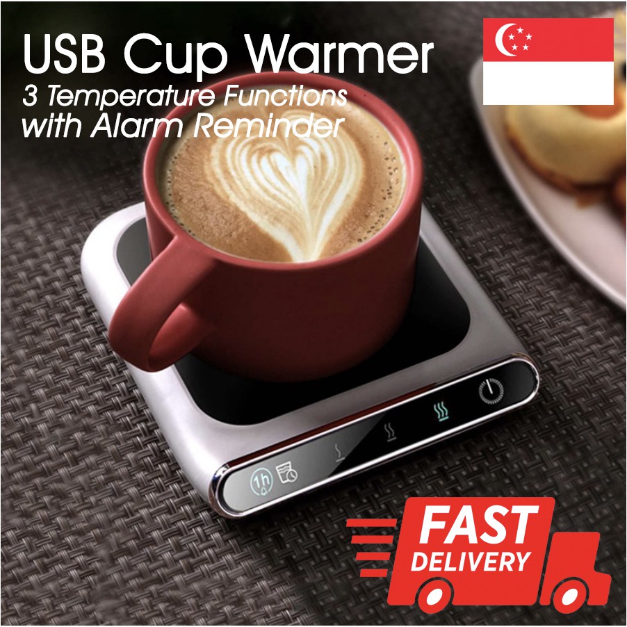 Digital Coffee Mug Warmer with LCD | Electric Office Cup Heater for Tea ...