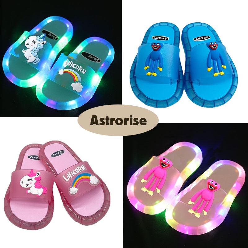 Poppy playtime children's luminous slippers small and medium-sized ...