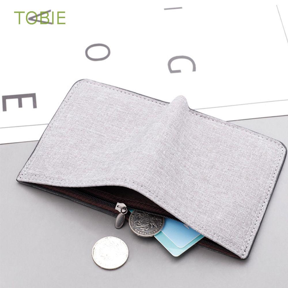 TOBIE Canvas wallet Gift Travel Credit Card Bank card Foldable Wallet ...