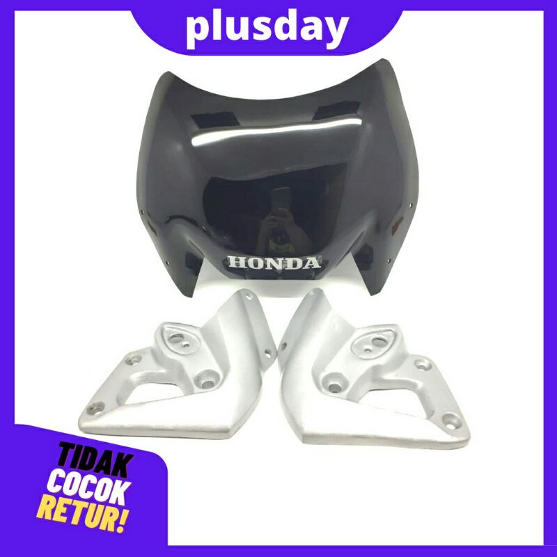 Visor TIGER TIREV REVO Black Glass SET BARONG POLES | Shopee Singapore