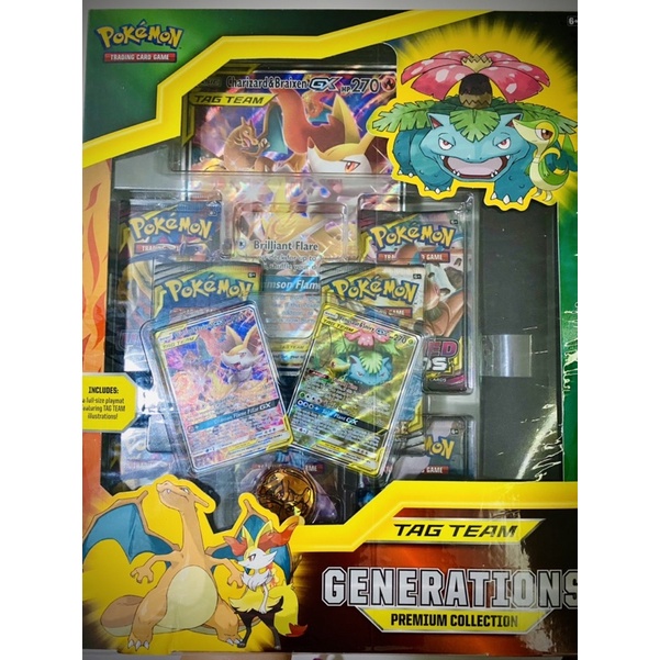 [1 Box] Tag Team Generations Premium Collection Pokemon Box | Shopee ...