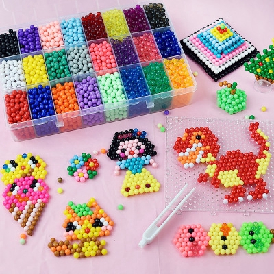 DIY Magic Water Sticky Beads Creative Beads ToyComplete Set for Kids ...