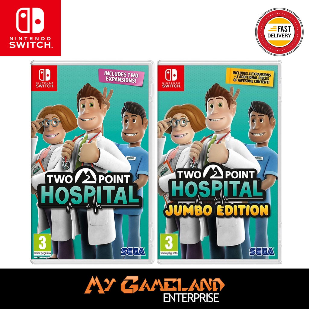Nintendo Switch Two Point Hospital Standard / Jumbo Edition (BRAND NEW ...