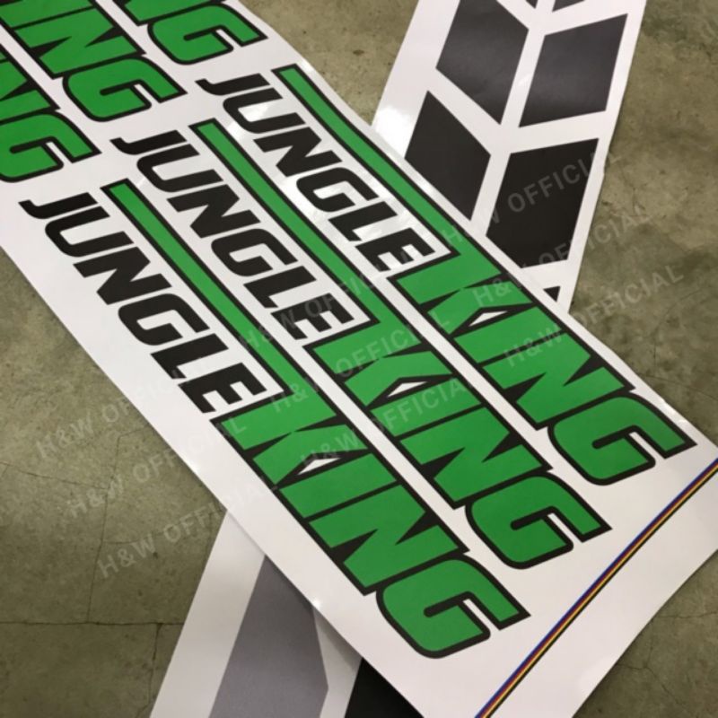 Jungle King Truck / Car Sticker 3M High Quality Pvc Waterproof UV ...