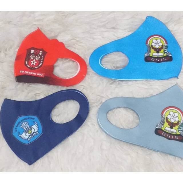 Scuba Mask Logo Tut Wuri Handayani / Can Print School Name / Elementary ...