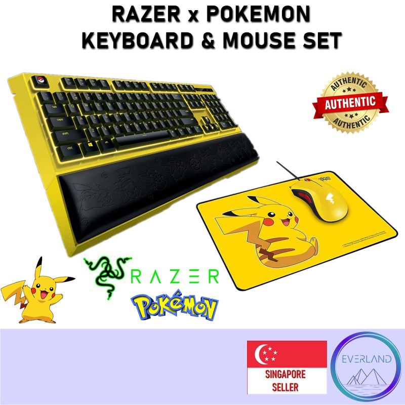 [Authentic] RAZER x POKEMON ORNATA KEYBOARD DEATHADDER MOUSE GOLIATHUS ...
