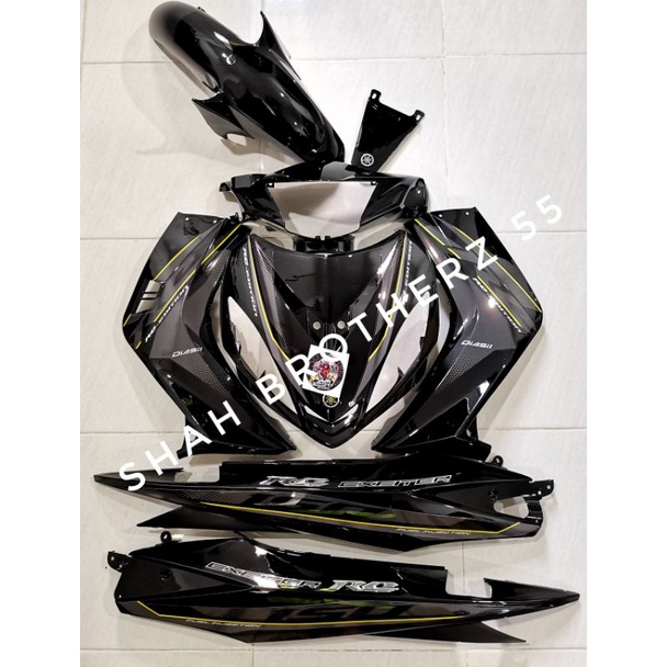 COVERSET 135 LC V1 EXCITER RC 2018 HITAM GREY | Shopee Singapore