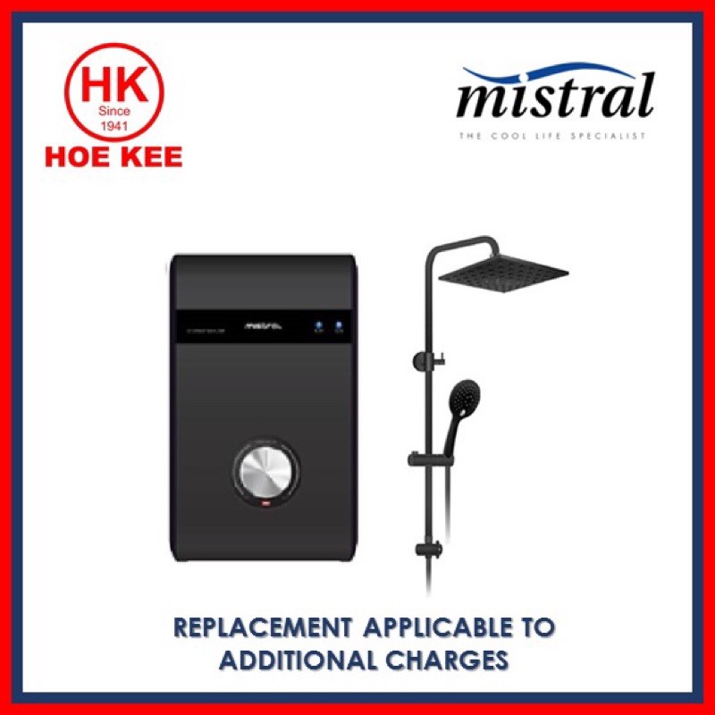 Mistral MSH88MB Instant Rain Shower Heater Matt Black | Shopee Singapore