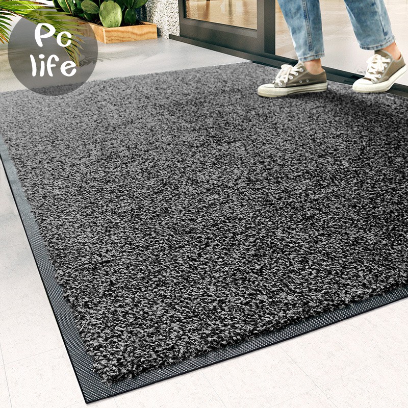 【2 styles】Hotel door rubber non-slip floor mat for entrance 丨 absorbent ...