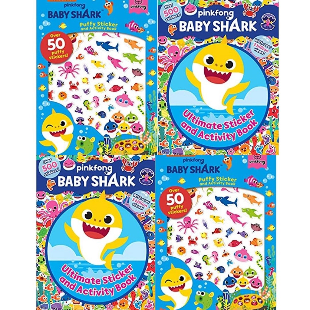 Pinkfong Baby Shark : Puffy Sticker And Activity Book/ Ultimate Sticker ...