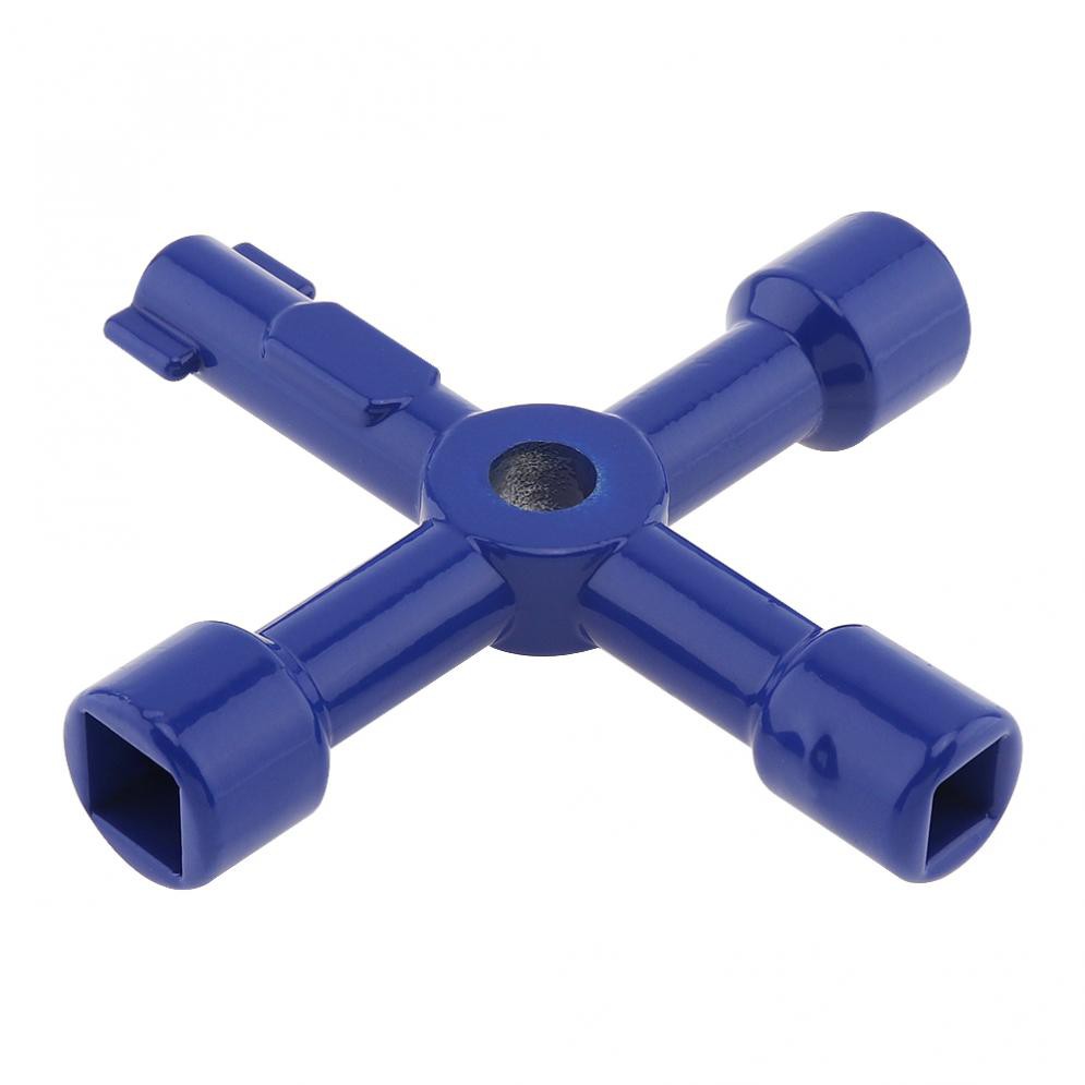 Multifunction Key Wrench 4 In 1 Universal Inside Cross Triangle Plumber ...