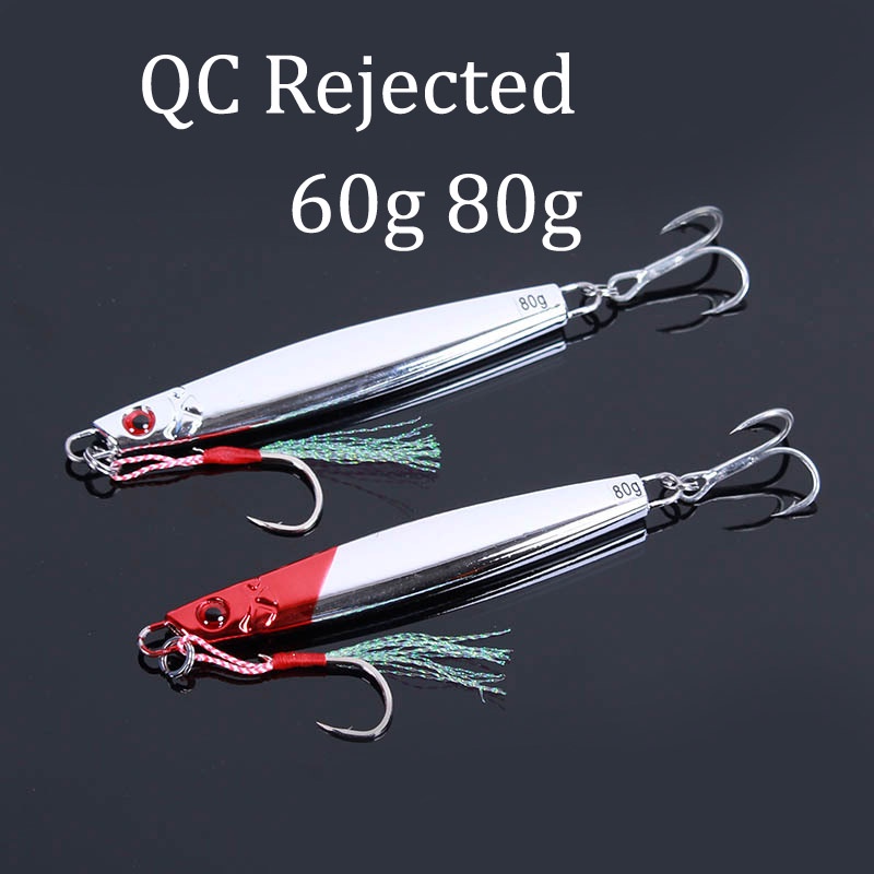 [QC Reject] Slightly Scratch Dented 60g 80g 100g Chrome Jig | Shopee ...