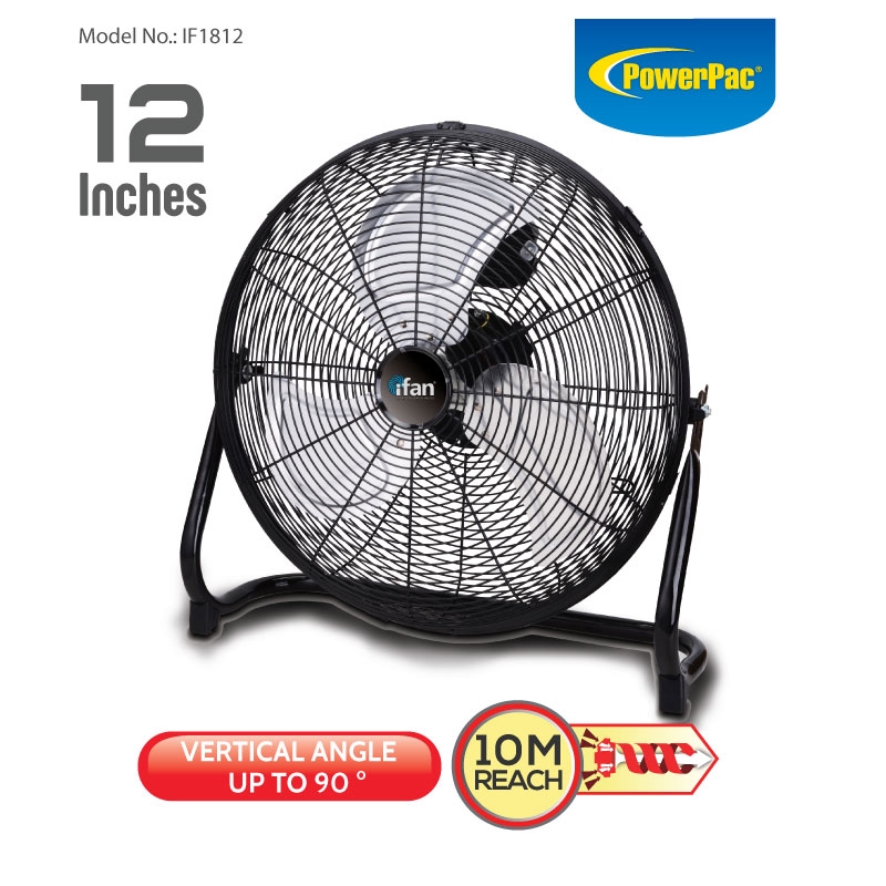 iFan Air Circulator Fan 12" "Power Fan" & High Velocity Fan (IF1812 ...
