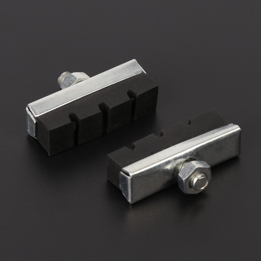 Bicycle V Brake Pads Rubber Shoes Black Blocks Durable MTB Road ...