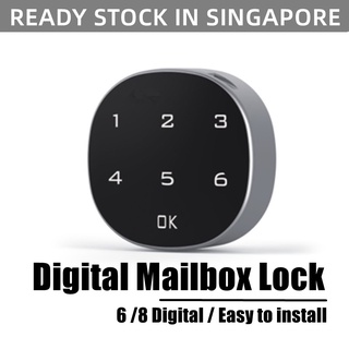 🔥SG Ready Stock🔥SG Mailbox Letter Box 8 Digital Lock Smart Scramble Pin ...