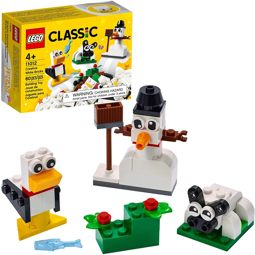 [BricksInBoots] LEGO Classic Creative White Bricks (11012)(60 Pieces ...