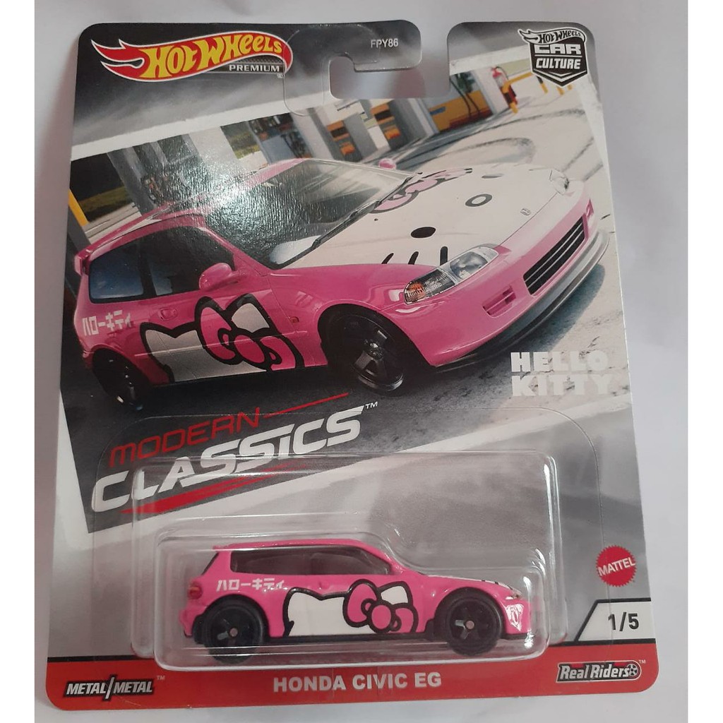 Hot Wheels Hello Kitty Honda Civic Eg | Shopee Singapore