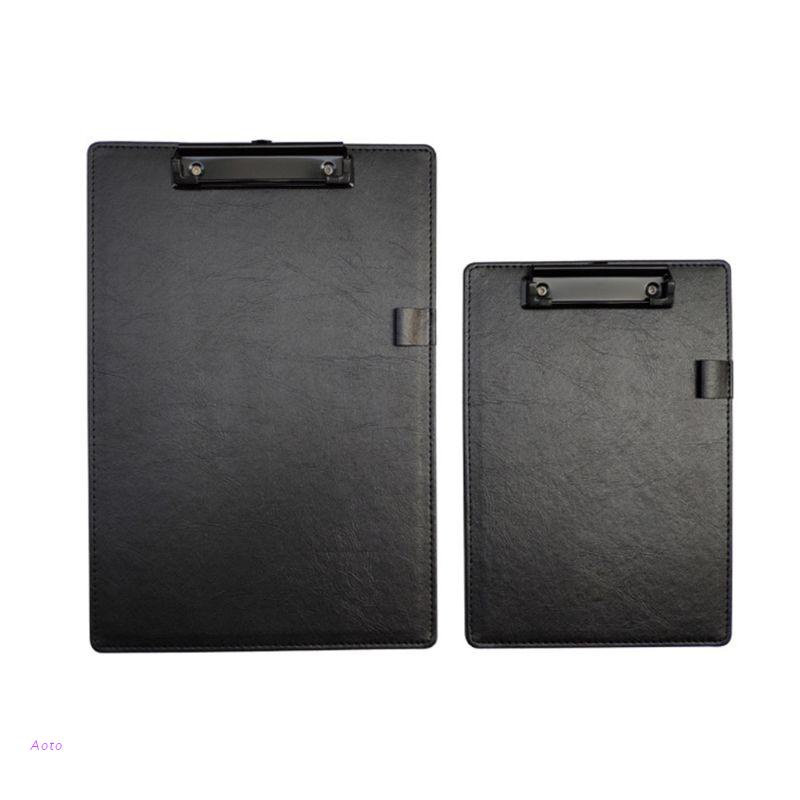 AOTO PU Leather A4 A5 File Paper Clip Board Writting Pad Folder ...
