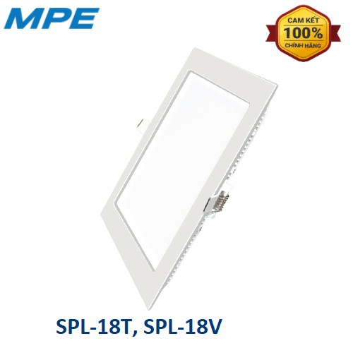 COMBO of 3 PCS - MPE SPL-18T SQUARE CEILING PANEL LED LIGHT (WHITE), SPL-18V (YELLOW) | Shopee ...