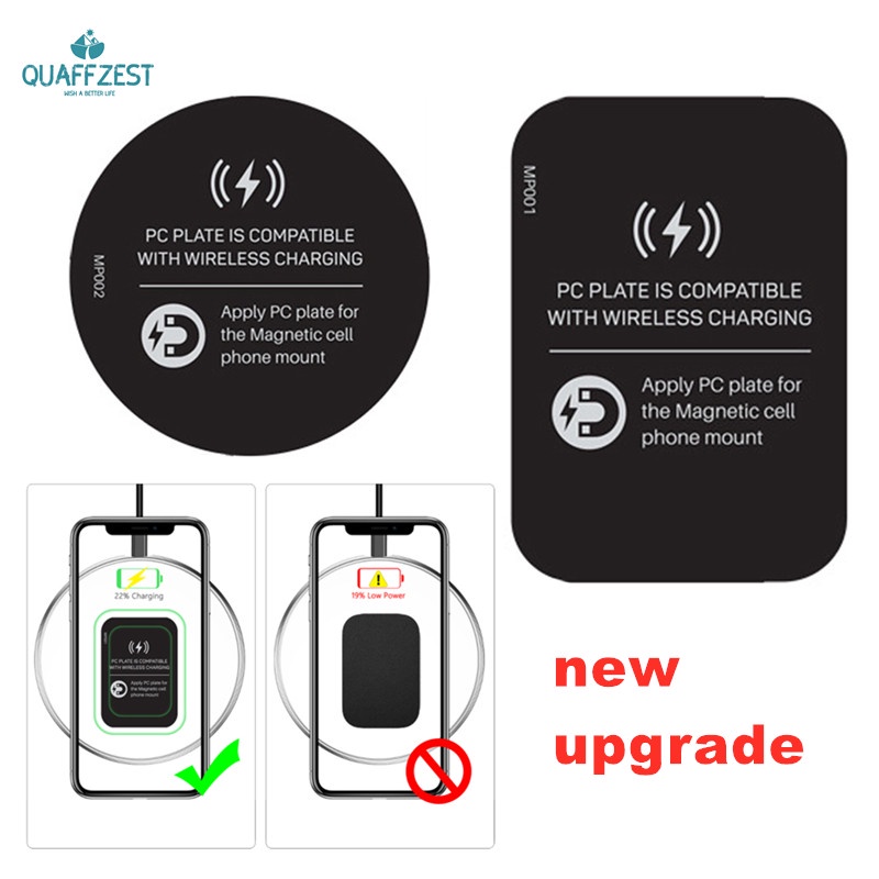 Magnetic Metal Plate For Car Phone Holder Wireless Charging Compatible ...