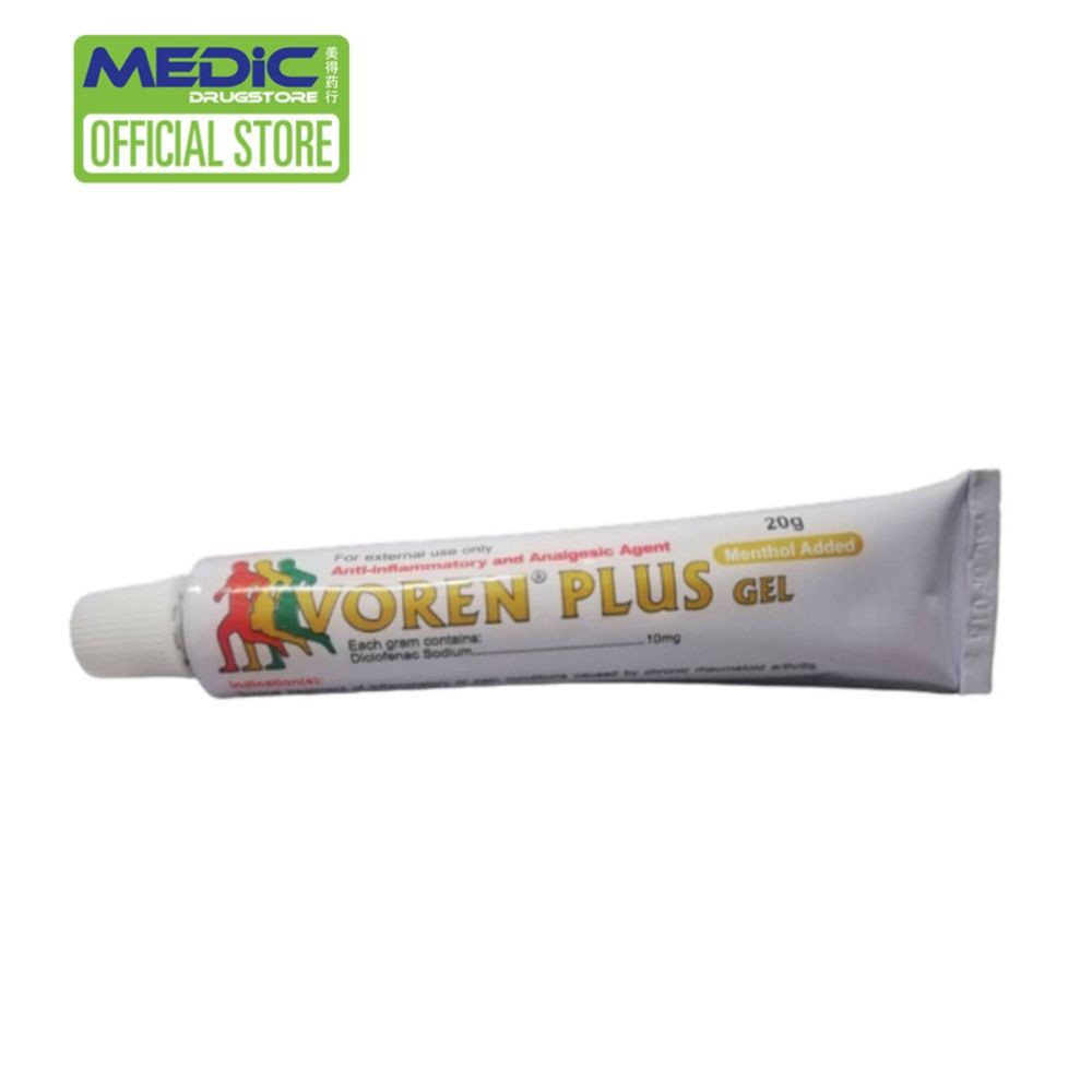 Voren Plus Gel 20g - By Medic Drugstore | Shopee Singapore