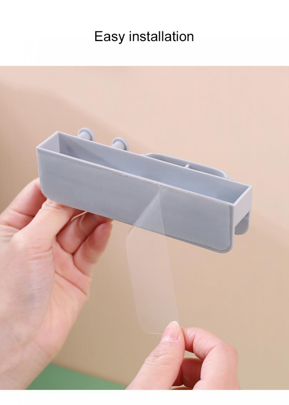 NEW 3 IN 1 Multi Purpose Punch-free Wall Storage Organization Hook ...