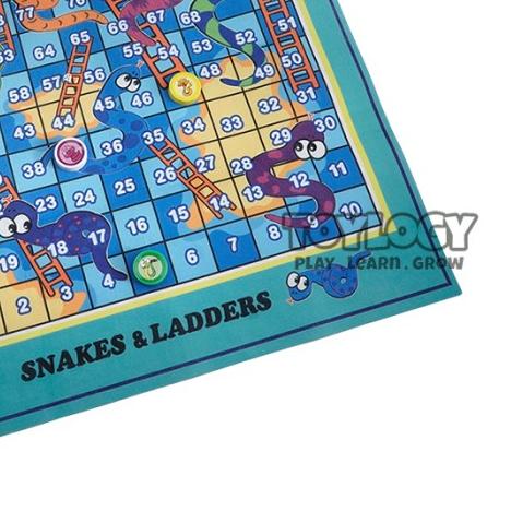 Snake and Ladder Playmat Game (Snake and Ladder Game Mat) | Shopee ...
