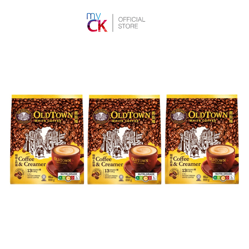 (Bundle of 3) OldTown Coffee & Creamer 2 in 1 White Coffee 13's x 25 g ...