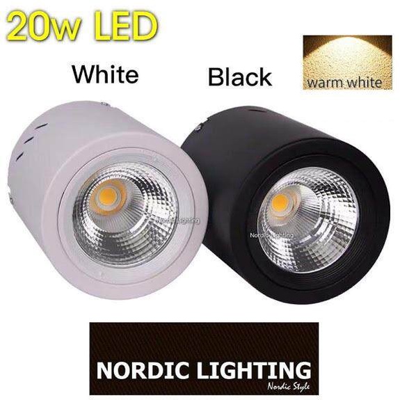 Surface Mounted Downlight Nordic Lighting 20W Led Surface Downlight Led ...