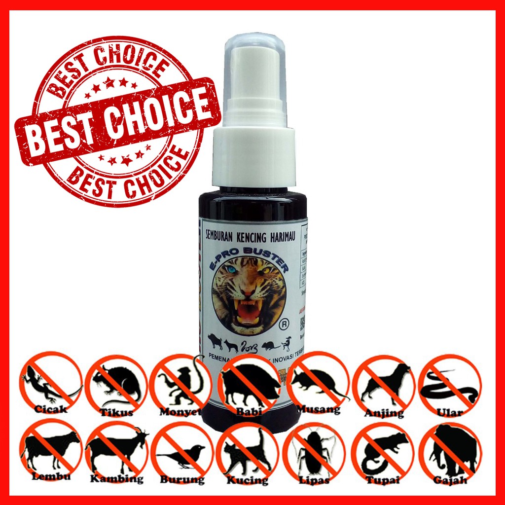 Tiger Urine Liquid Spray E-Pro Buster Repellent Repeller Halau Monkey ...