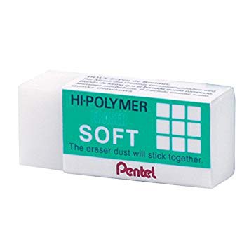 Pentel Eraser HI-POLYMER Soft Eraser ZES-05 ZES05 | Shopee Singapore