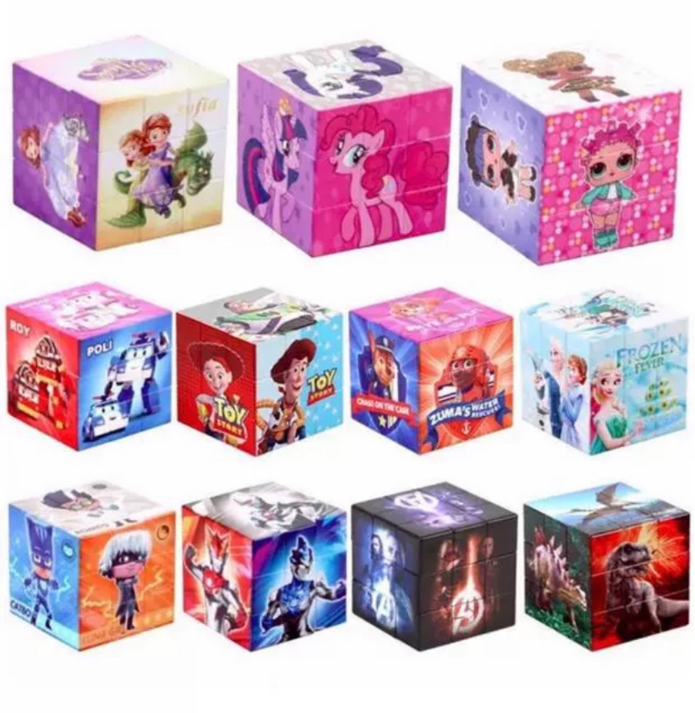 CARTOON RUBIK CUBE Goodie Bag Gift | Shopee Singapore