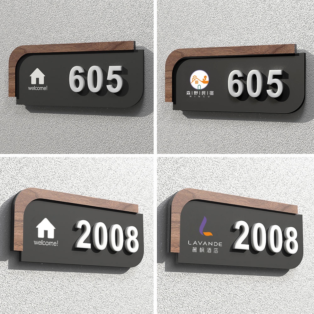 Customised Unit Sign door sign/unit number signage Customised Door Unit ...
