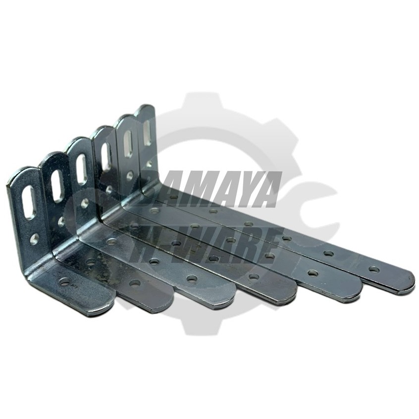 Steel Metal L Bracket. 2''-7'' L Angle Bracket. L Bracket. Zinc Plated ...