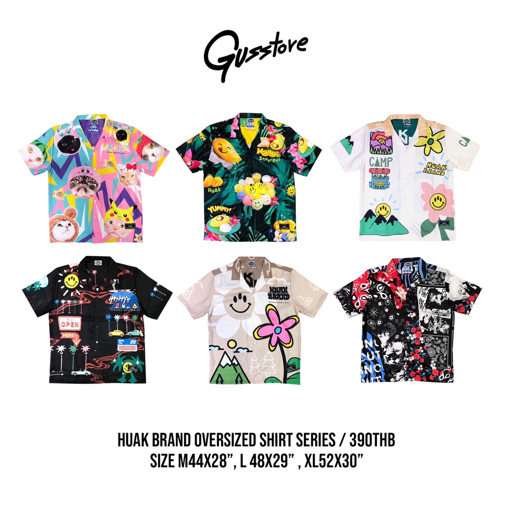 Shirt Oversized HUAK BRAND SERIES2 | Shopee Singapore