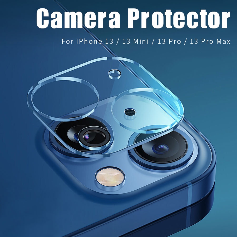 Full Cover Back Camera Lens Tempered Glass Screen Protector For iPhone ...