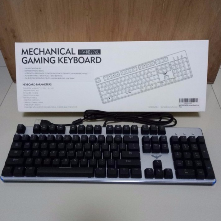 Havit Magic Eagle Mechanical Blue LED Gaming Keyboard (HV-KB376L ...