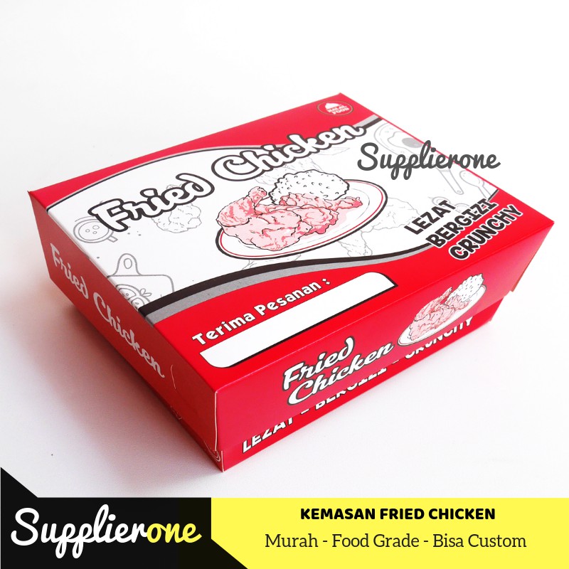 Fried Chicken Box Lunch Box Model / Fried Chicken Box / Fried Chicken ...