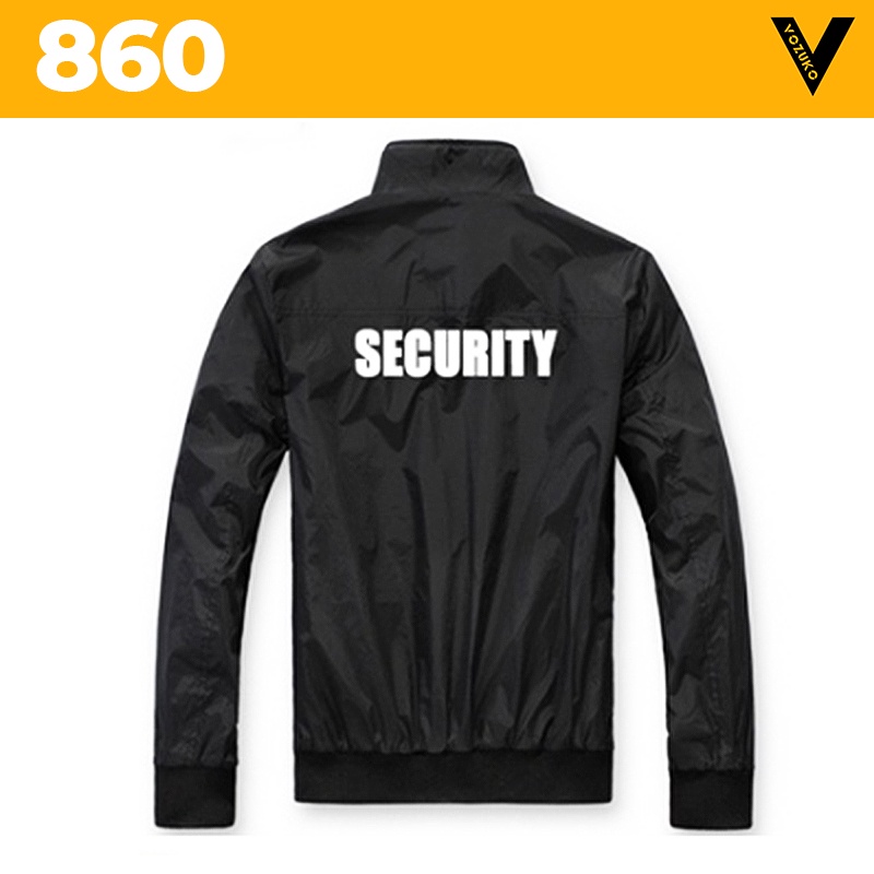 [SG SELLER] MEN'S CASUAL FASHION JACKET PLAIN OR WITH SECURITY PRINT ...